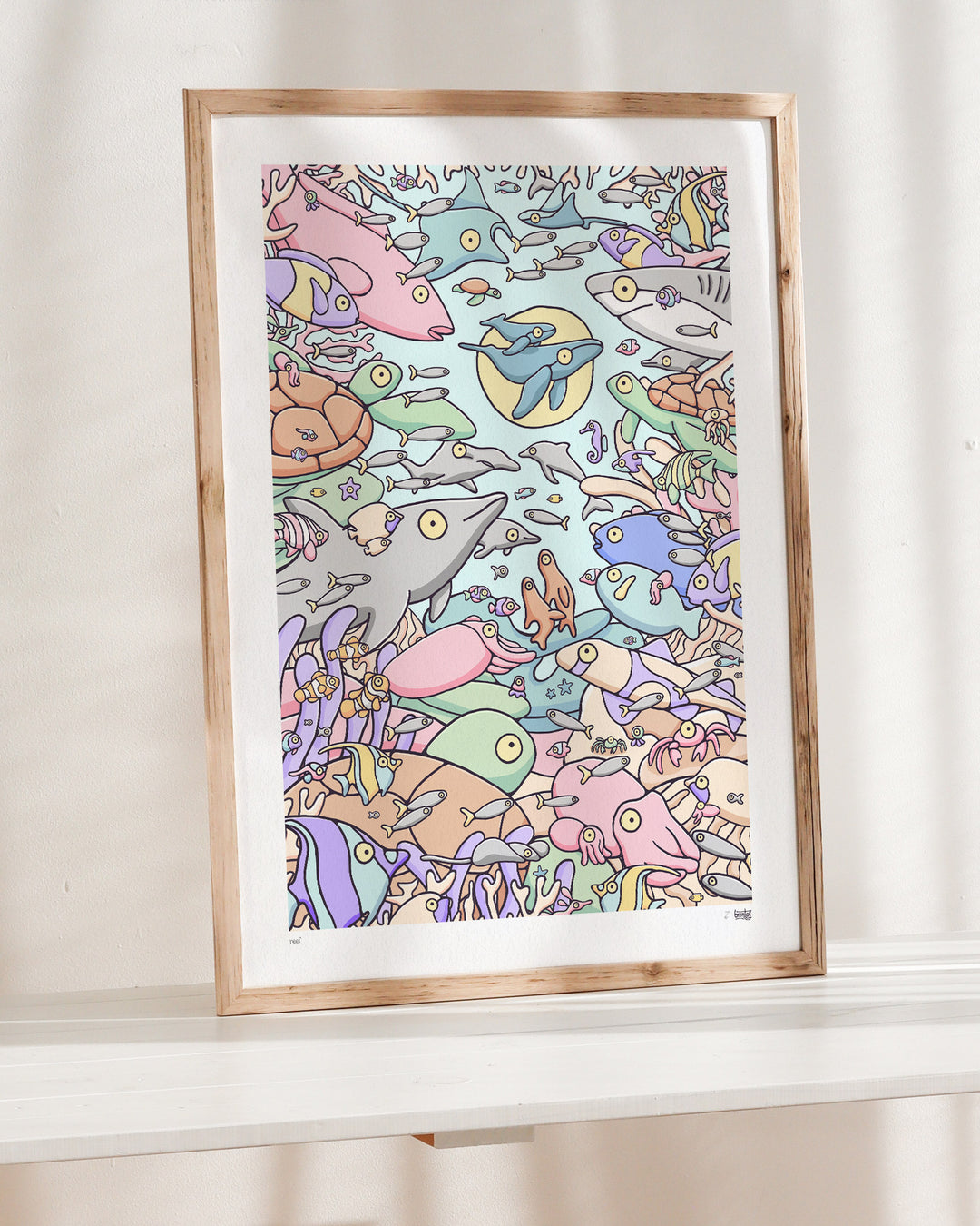 Great Barrier Reef Art Print - Brentos