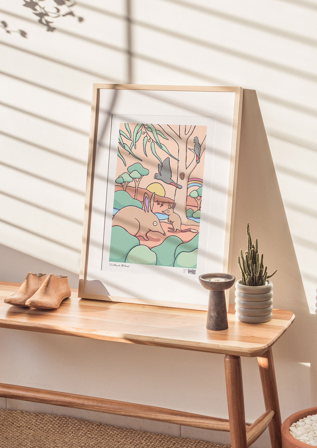 Australian Outback Bilbies Wall Art Print by Brentos
